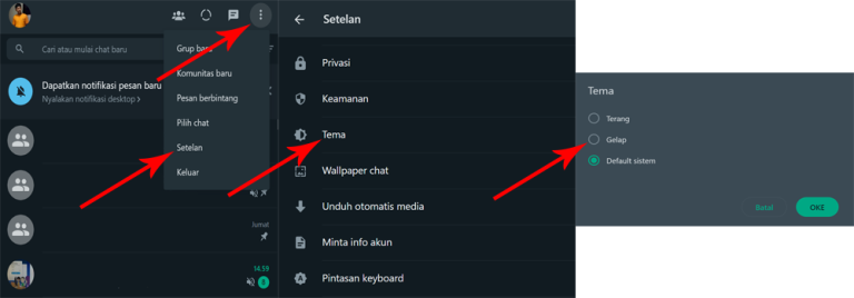 Cara Membuat Mode Malam (Dark Mode) WhatsApp Lengkap – Tutorly.ID