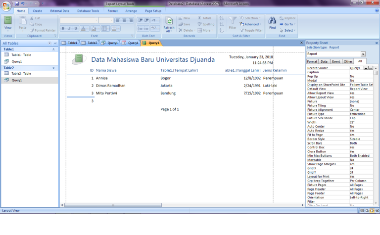 Cara Membuat Database Sekolah Dengan Microsoft Access – Tutorly.ID