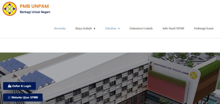 Cara Daftar Kuliah Online Unpam 2023, Lengkap! – Tutorly.ID
