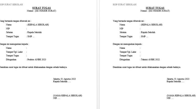 Contoh Name Tag MPLS Siswa Baru 2023 - Tutorly.ID