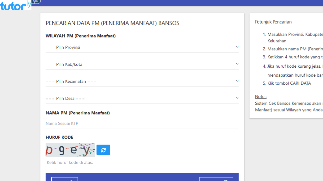 Tutorial Cara Cek NIK KTP Penerima Bansos Mudah dan Lengkap! – Tutorly.ID